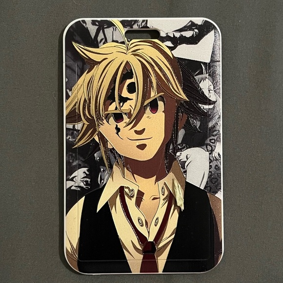 Accessories | 315 The Seven Deadly Sins Meliodas Anime Id Card Holder ...